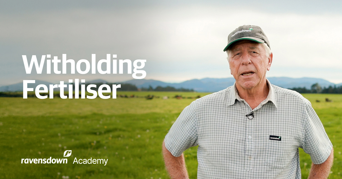 Ravensdown | Withholding Fertiliser: What Happens to Pasture Production ...